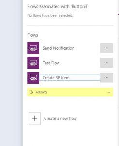 Trigger Microsoft Flow from PowerApps