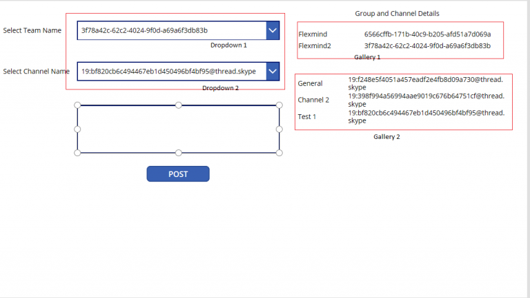Post Message to Microsoft Teams through PowerApps