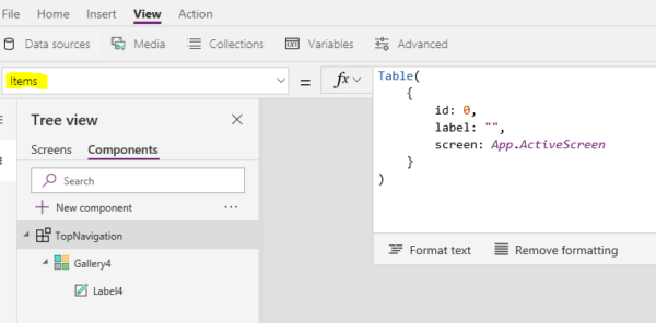 Getting started with PowerApps Component