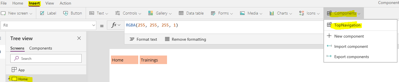 Getting started with PowerApps Component