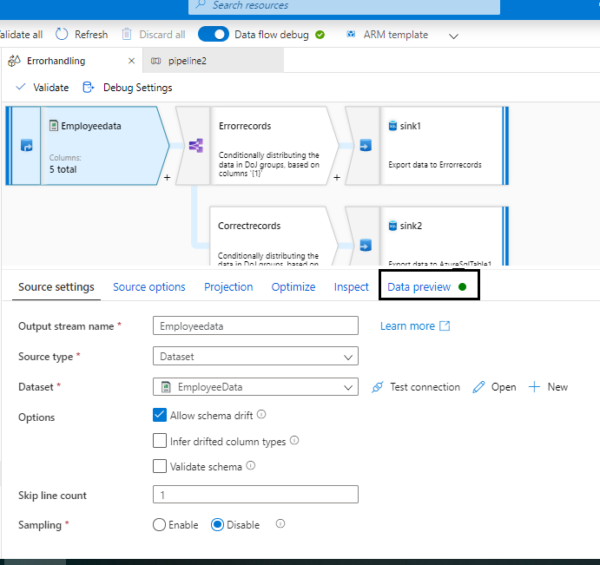 How to handle Error records in Azure Data Factory - Flexmind