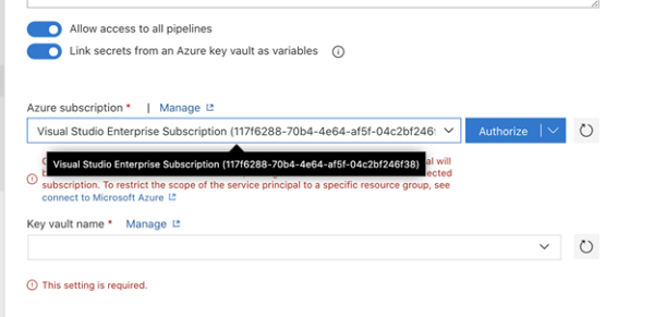 Configure Azure DevOps Pipeline with Azure Key Vault - Flexmind