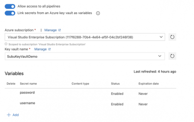 Configure Azure DevOps Pipeline with Azure Key Vault - Flexmind